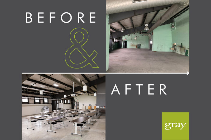 Before > After: Warehouse Renovation - Gray Design Group